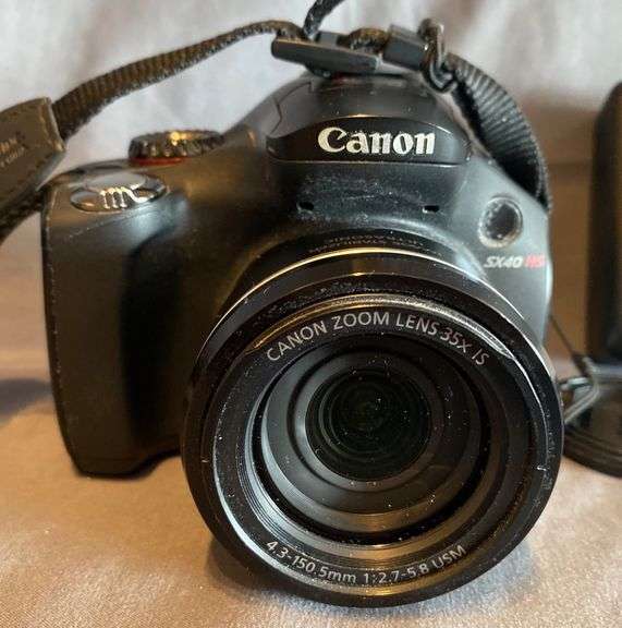 Canon PowerShot SX40 HS Digital Camera with Lens, Charger, and Carry ...