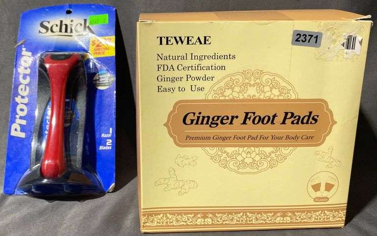Schick Protector Razor and Tewae Ginger Foot Pads Set - Metzger ...