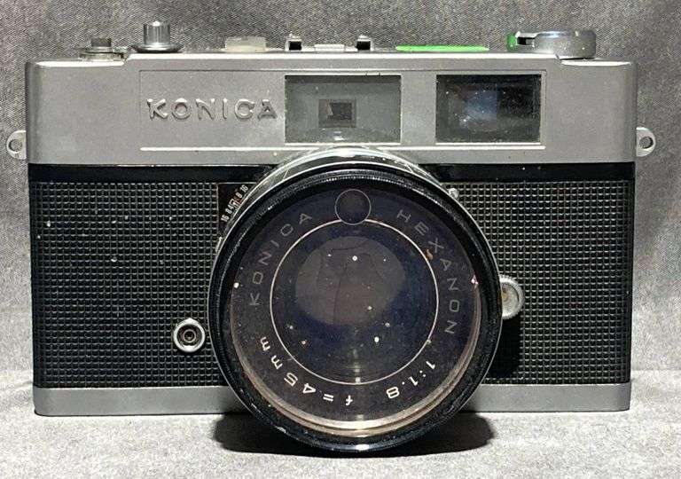 Konica Rangefinder Camera with Hexanon 45mm f/1.8 Lens - Metzger ...