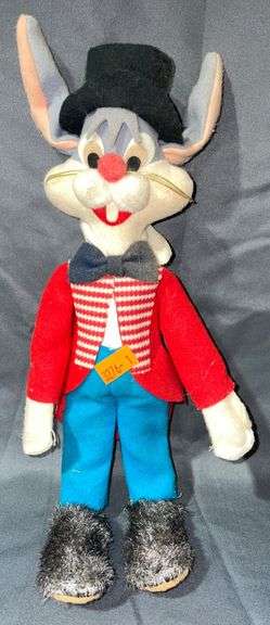 1950’s Plush “Uncle Sam” Rabbit Frontier Doll by Dream Pets, 10”L ...