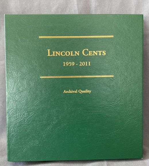 1958-2011 Lincoln Cent Collection Book (124 coins) - Metzger Property ...