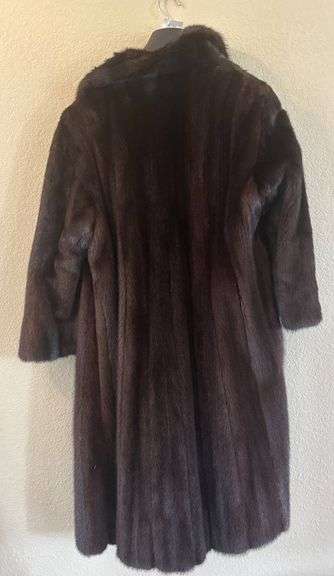 Mink Coat by Wenger Furs with Embroidered Lining - Metzger Property ...