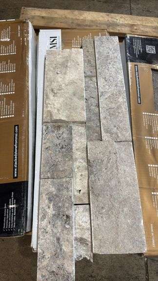 13- MSI XL Silver Ledger Panel 9 in. x 24 in. Splitface Gray Travertine ...