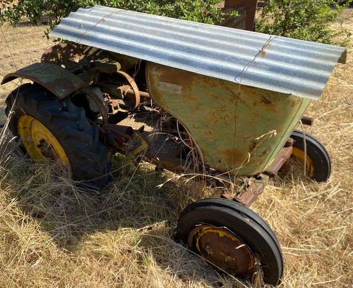 Crawley 75 Diesel Tractor with Corrugated Metal Roof - Metzger Property ...