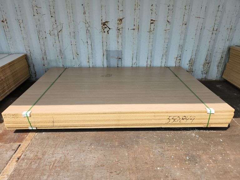 10-Laminate MDF Light Wood Grain 3/4”x5’x8’ you are bidding times the ...