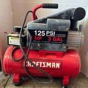 Craftsman 3-Gallon 125 PSI Air Compressor with Hoses and Gauges ...