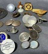 Lapel Pins, Coins, and Collectibles with Mixed Materials - Metzger ...