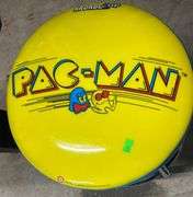Arcade Stool with Pac-Man Graphic Design - Metzger Property Services, LLC