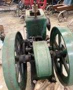 Fuller & Johnson Engine No. 70443 with Flywheel and Mounted Base ...