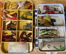 Plano Mini-Magnum Pocket Pak Fishing Tackle Boxes with Lures and ...