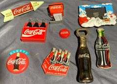 Coca-Cola Branded Collectibles Including Bottle Openers, Plush Bears ...