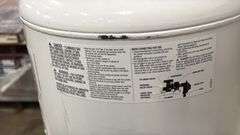 LP gas tank 68lb has scuffs - Metzger Property Services, LLC