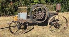 Stover 8HP Oilfield Engine on Wheeled Cart - Metzger Property Services, LLC