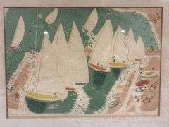 “Before The Race” by Richard Floethe, Framed Print, 27×21.5″ - Metzger ...