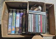 VHS Tapes and Compact Discs Featuring Mixed Titles - Metzger Property ...
