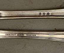 Oneida Community Tudor Plate Flatware with Case with Dated Serving ...