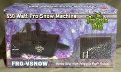Froggy’s Fog 650W Pro Snow Machine with Remote Control - Metzger ...