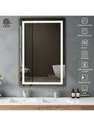 KINWELL - 36 in. W x 24 in. H Rectangular Frameless LED Light Wall ...