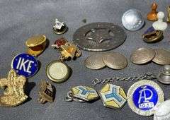 Lapel Pins, Coins, and Collectibles with Mixed Materials - Metzger ...
