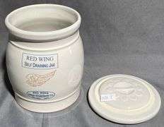 Red Wing Union Stoneware Self-Draining Jar with Lid, 2005 Collectors ...