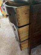 Four-Drawer Chest with Curved Drawer Fronts and Brass Hardware 42x22x34 ...