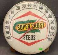 Super Crest Seeds Advertising Thermometer by Ohio Thermometer Co ...