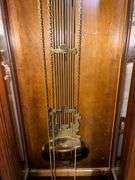 Howard Miller Grandfather Clock with Tempus Fugit Dial and Brass ...
