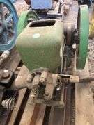 Green Cast Iron Stationary Hit-and-Miss Engine with Flywheels - Metzger ...