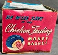 Plastic Chicken Feeding Coin Bank with Original Packaging, Made in Hong ...