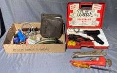 Weller Soldering Kit, Hand Tools, and Assorted CDs - Metzger Property ...