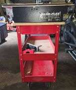 Sand-Flee Drum Sander with Baldor Motor on Mobile Red Cart - Metzger ...