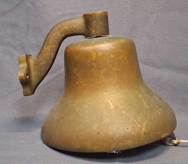 Brass Ships Bell with Clapper 5″ x 5″ - Metzger Property Services, LLC
