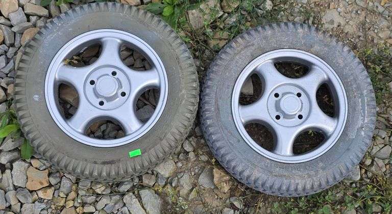2- Off-Road Tires with Alloy Rims, Prino Power Trax 300-8 - Metzger ...