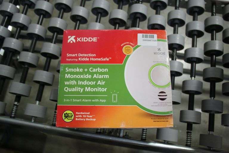 KIDDE - Smart Hardwired Smoke and Carbon Monoxide Detector, Indoor Air Quality Monitor and 10 ...