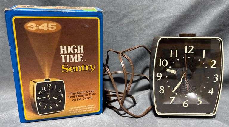 Sentry High Time Projection Clock, Model 345, with Original Box ...