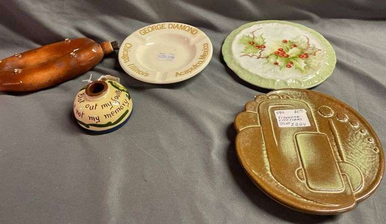 Porcelain Items Featuring Plates, Dish, and Figurines - Metzger ...