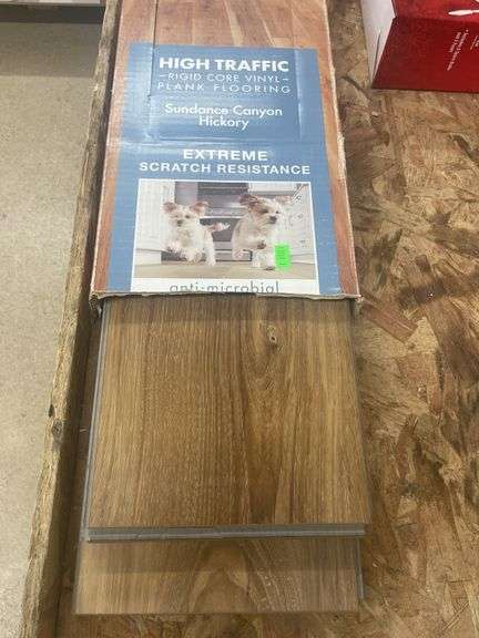 Lifeproof Sundance Canyon Hickory 22 MIL x 7.1 in. W x 48 in. L Click ...