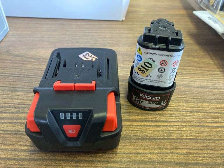 RIDGID RB-1825 18V and RB-1225R 12V Lithium-Ion Battery Packs - Metzger ...