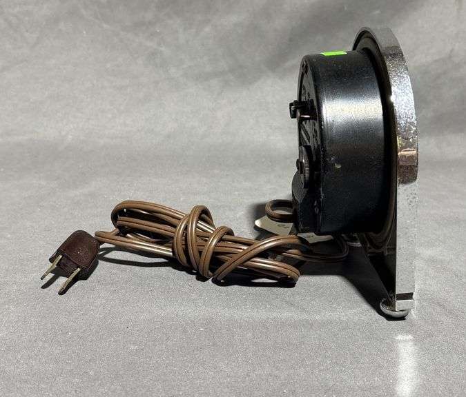 Hammond Synchronous Electric Clock with Chrome Trim, 5 Inches Wide, 6 ...