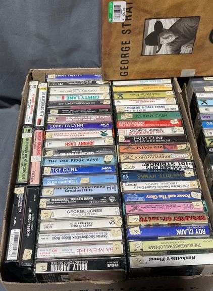 Country Music Cassette Tapes with George Strait Boxed Set - Metzger ...