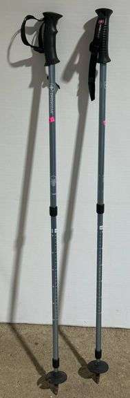 SwissGear Telescoping Aluminum Trekking Poles with Rubber Handles and ...