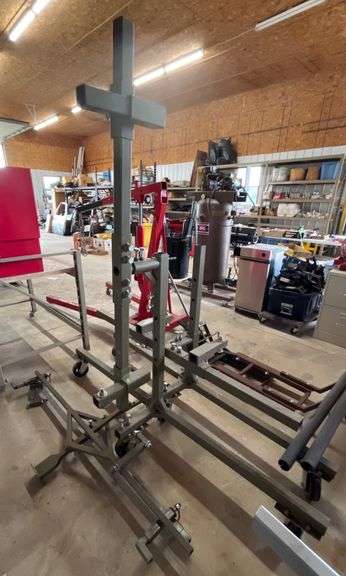 Adjustable Metal Frame Rotisserie for Automotive Use - Metzger Property ...