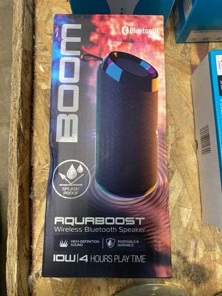 Aquaboost Wireless Bluetooth Speaker Boom - 4 Hours Play Time - Metzger ...