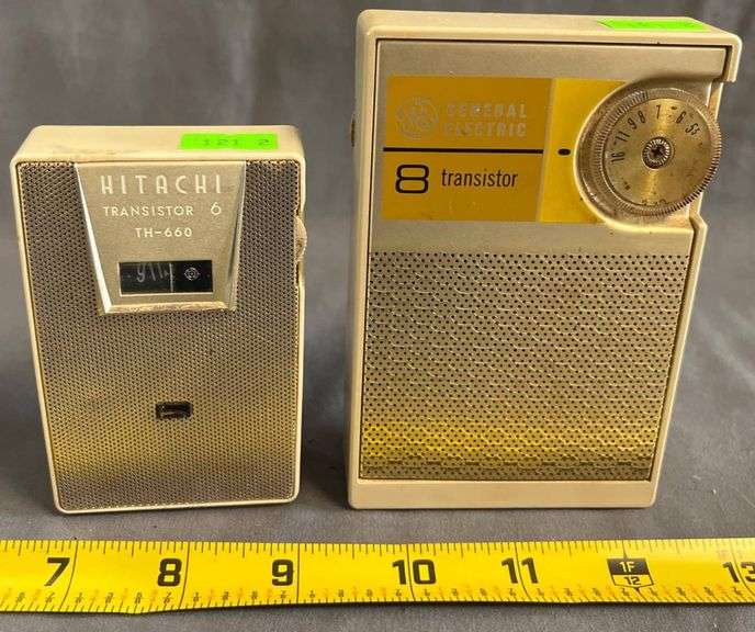 Hitachi Model TH-660 6-Transistor Radio and General Electric 8 ...