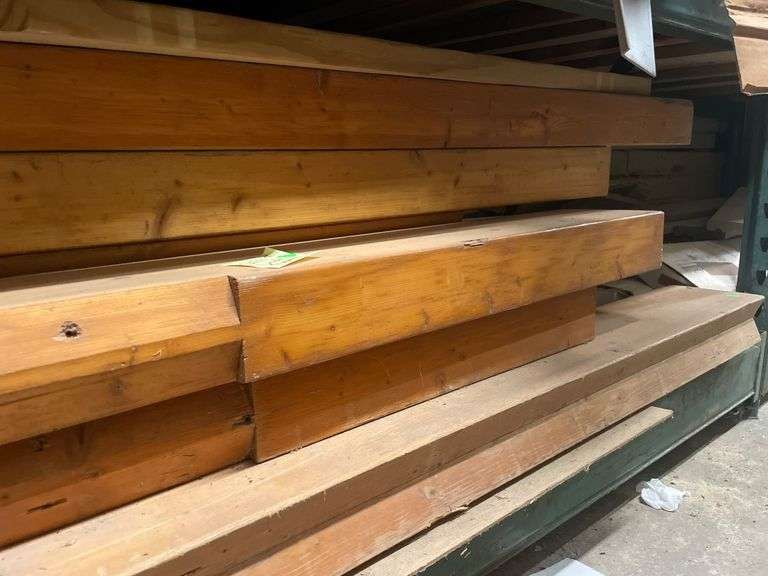 Solid Wood Beams for Construction or Carpentry Projects, Approximately ...