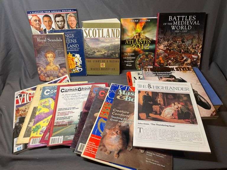 Books and Magazines on History, Scotland, and Miscellaneous Topics ...