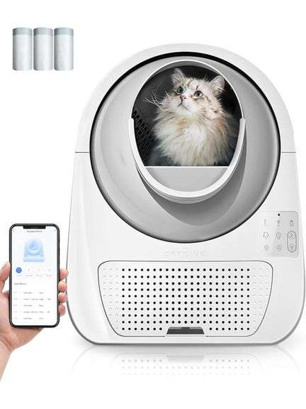 CATLINK - CATLINK Self Cleaning Automatic Litter Box for Cats 3.5~22lbs ...
