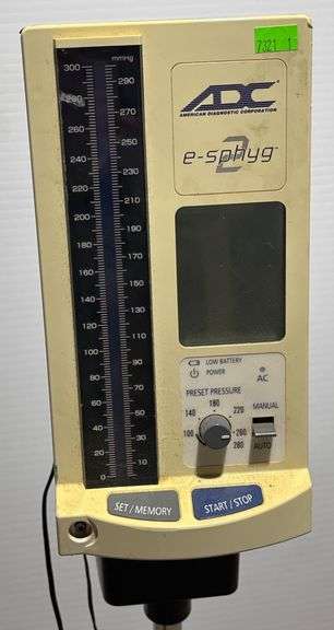 ADC E-Sphyg Digital Blood Pressure Monitor on Rolling Stand - Metzger ...