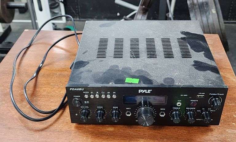 Pyle PDA6BU Bluetooth Stereo Amplifier with USB/SD Card Inputs ...