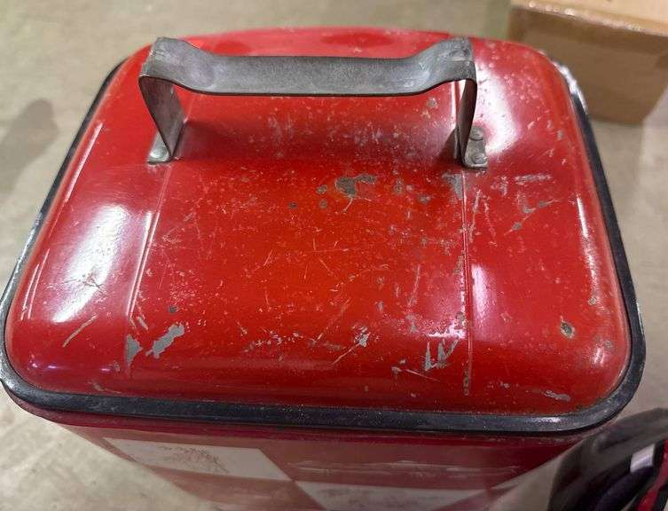 Red Metal Insulated Cooler by Mfg. Magikooler Leisure Chest Inc ...